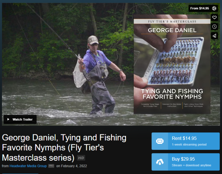 WFS 467 - Dynamic Nymphing with George Daniel - Favorite Flies, Teaching, Clinics - Wet Fly Swing